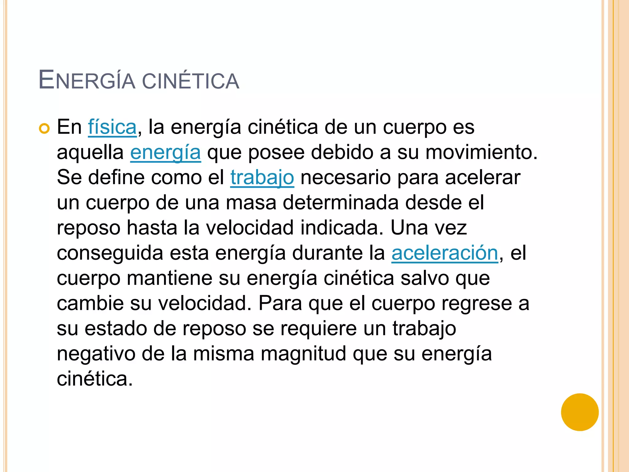 Energía potencial y cinetica | PPT