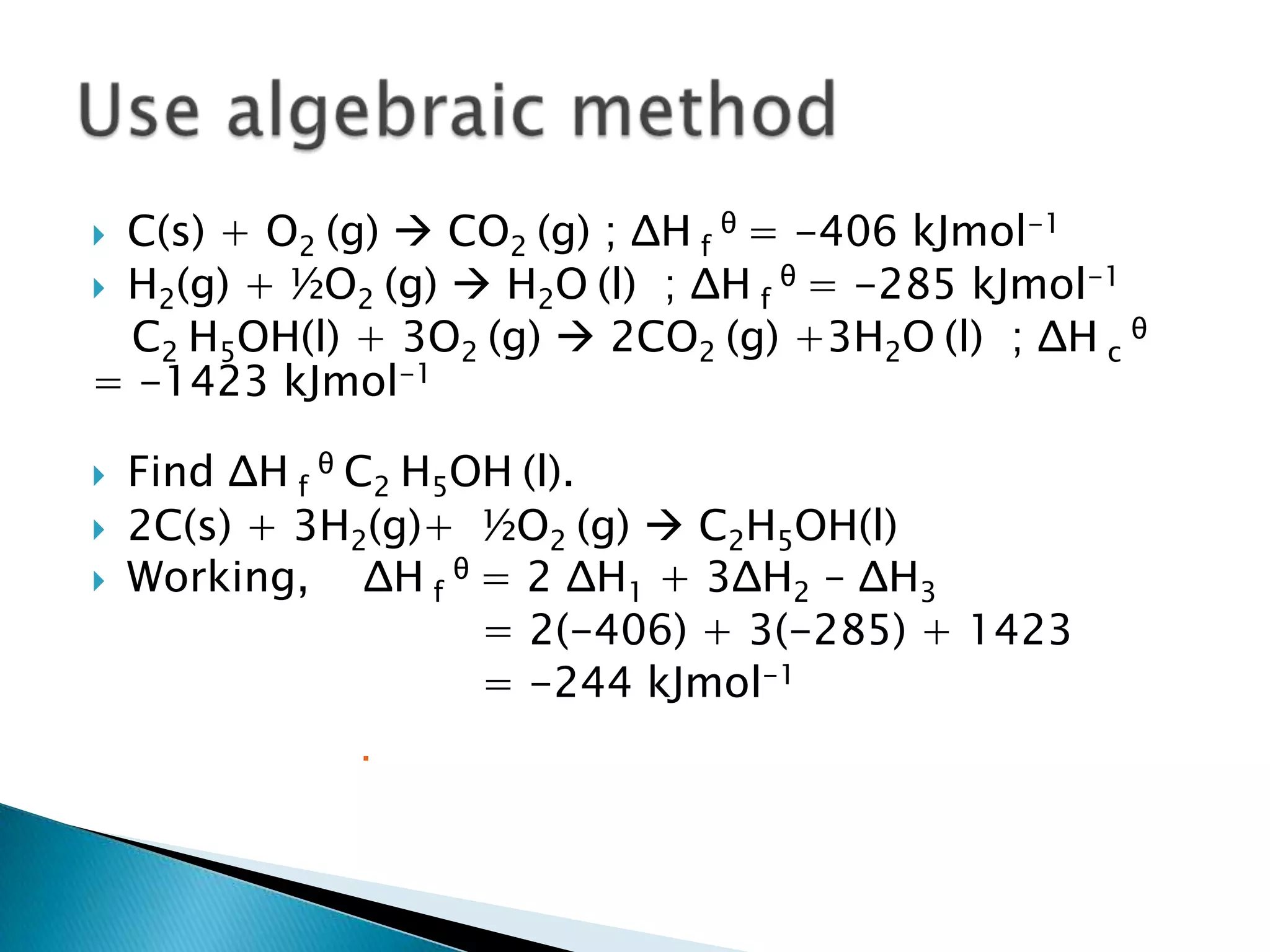 Energetics hess's law & born haber cycle | PPTX