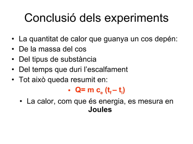 Energia TèRmica, Calor I Temperatura | PPT