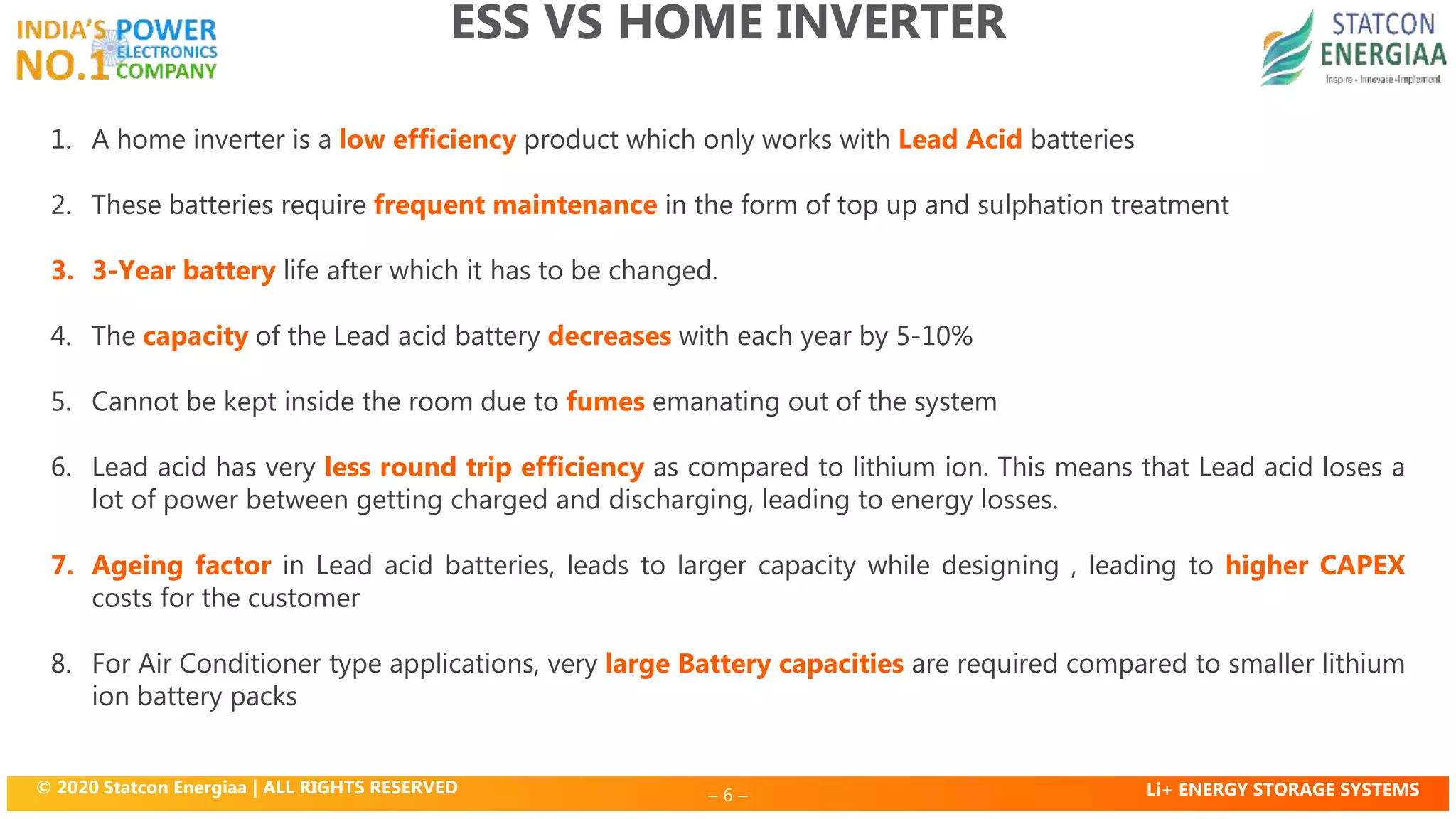 Energy storage systems ESS ppt | PPTX