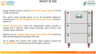 Energy storage systems ESS ppt | PPTX