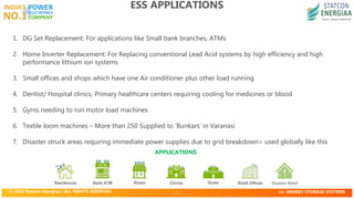 Energy storage systems ESS ppt | PPTX