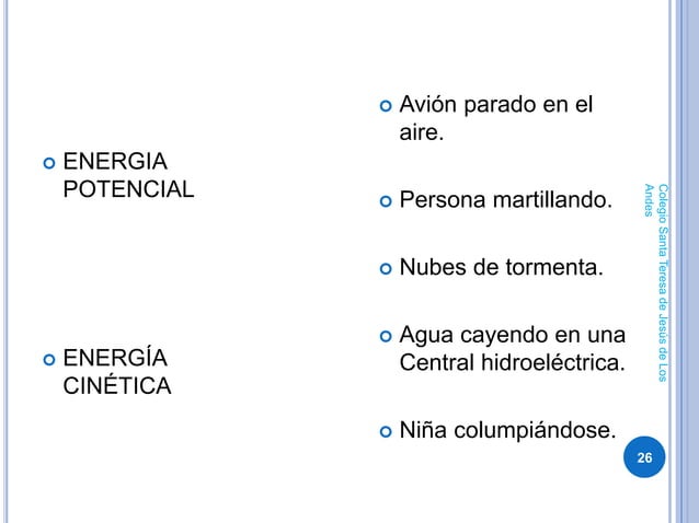 Energia cinetica potencial | PPTX | Physics | Science