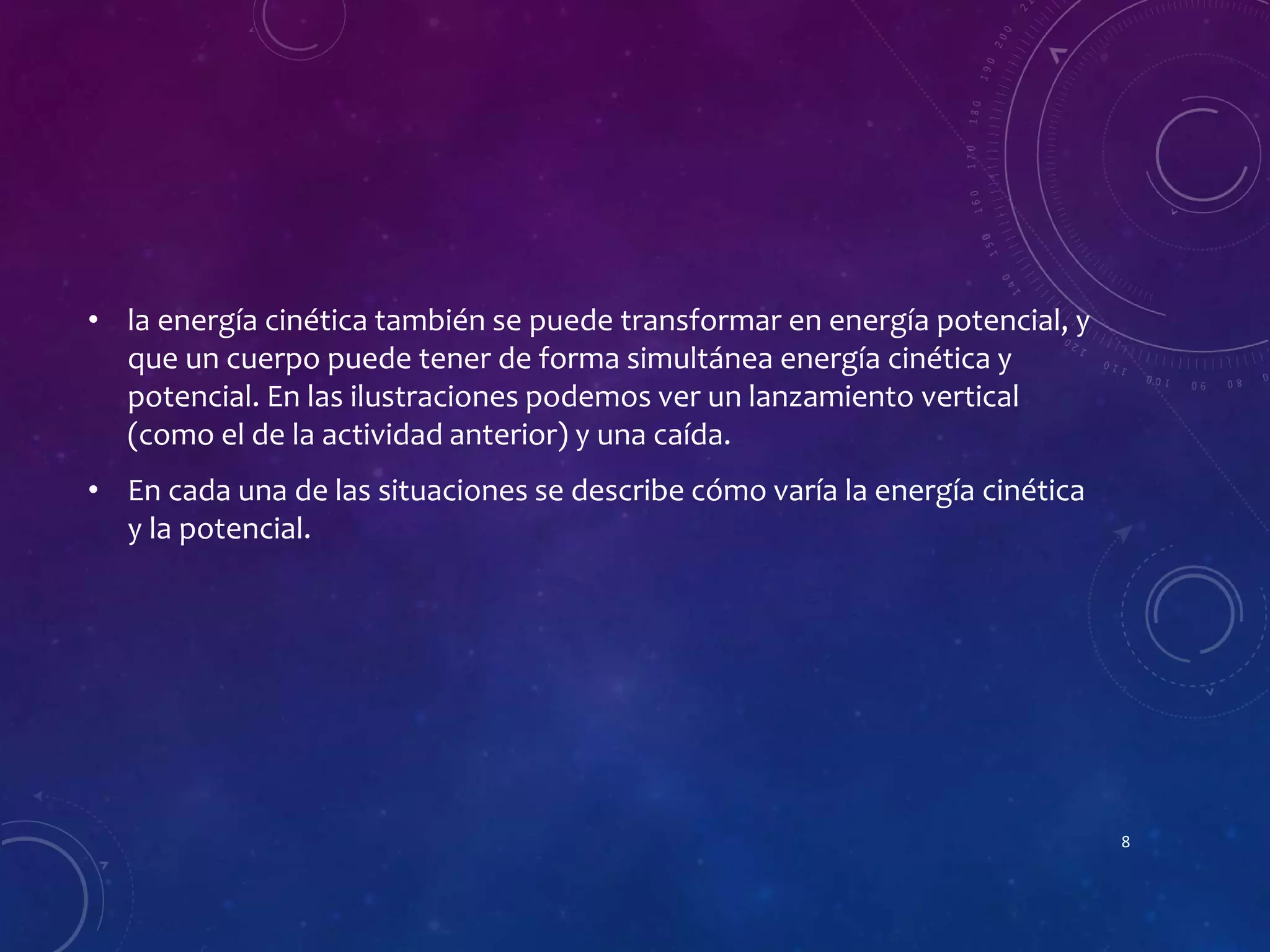 Energia Cinetica y Potencial Fisica | PPTX