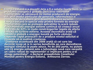 Energia Eoliana | PPS