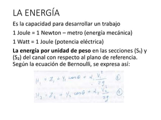 Energia especifica yc | PPTX