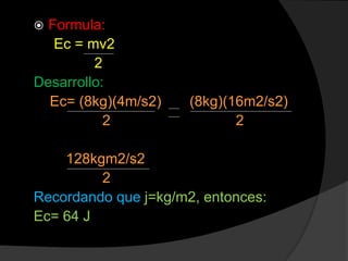 Energia mecanica, potencial & cinetica | PPTX