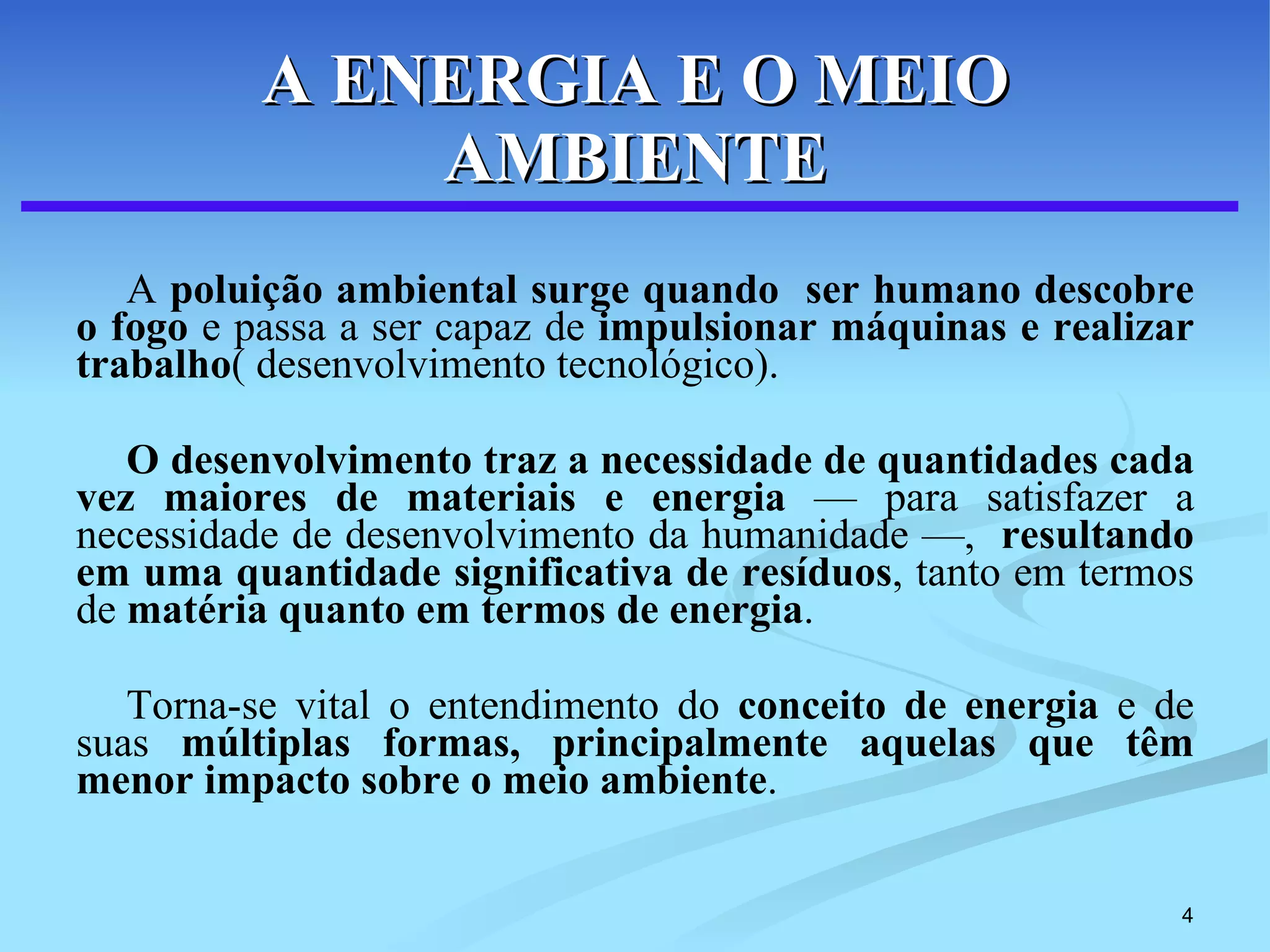 Energia Meio Ambiente Ppt