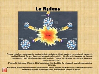 Energia Nucleare | PPT | Chemistry | Science