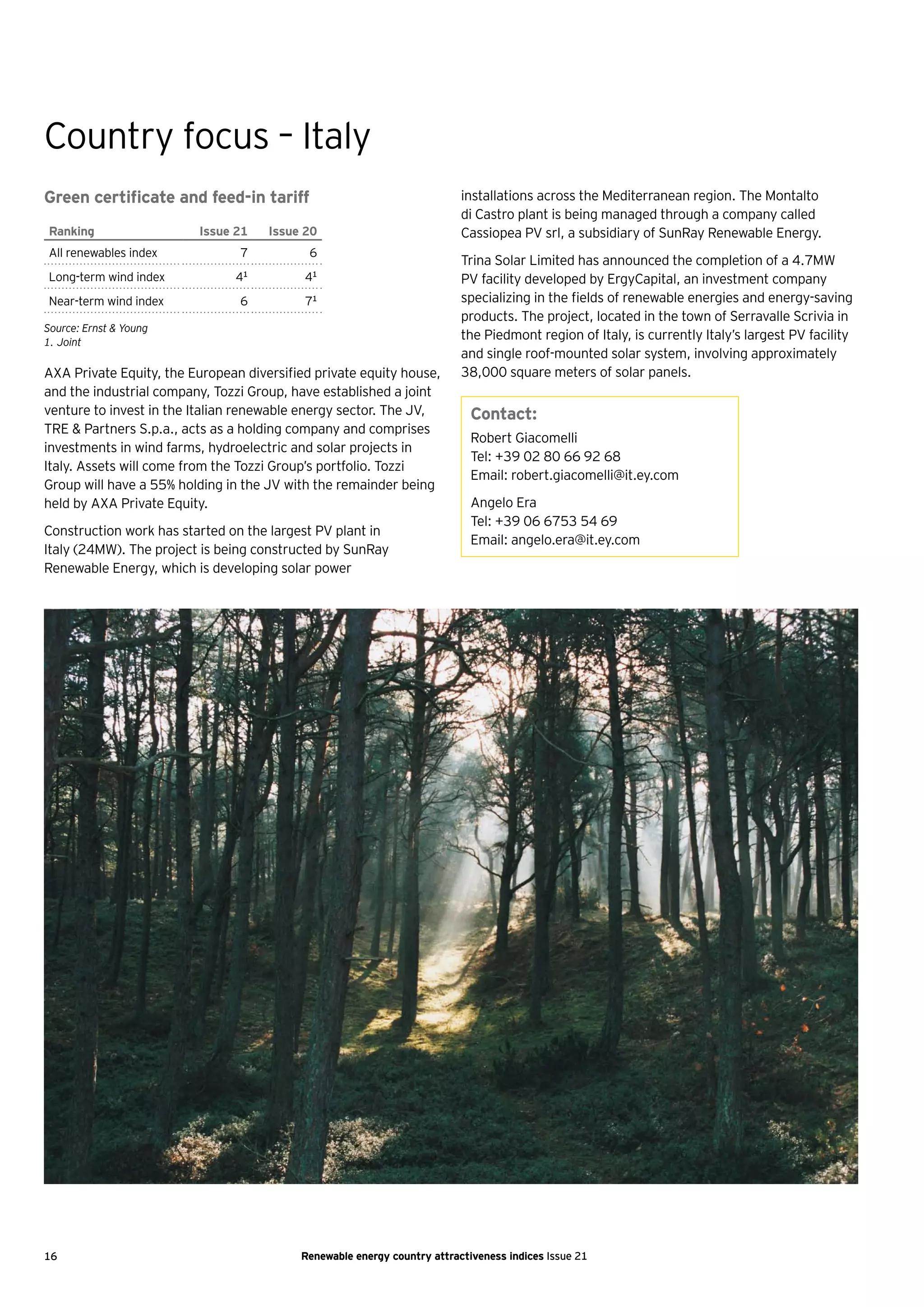 Renewable energy country attractiveness indices | PDF