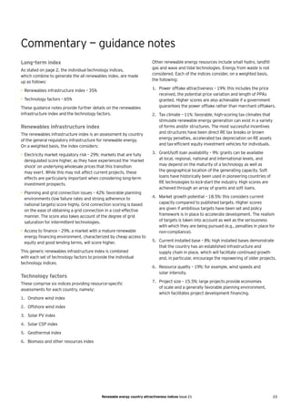 Renewable energy country attractiveness indices | PDF