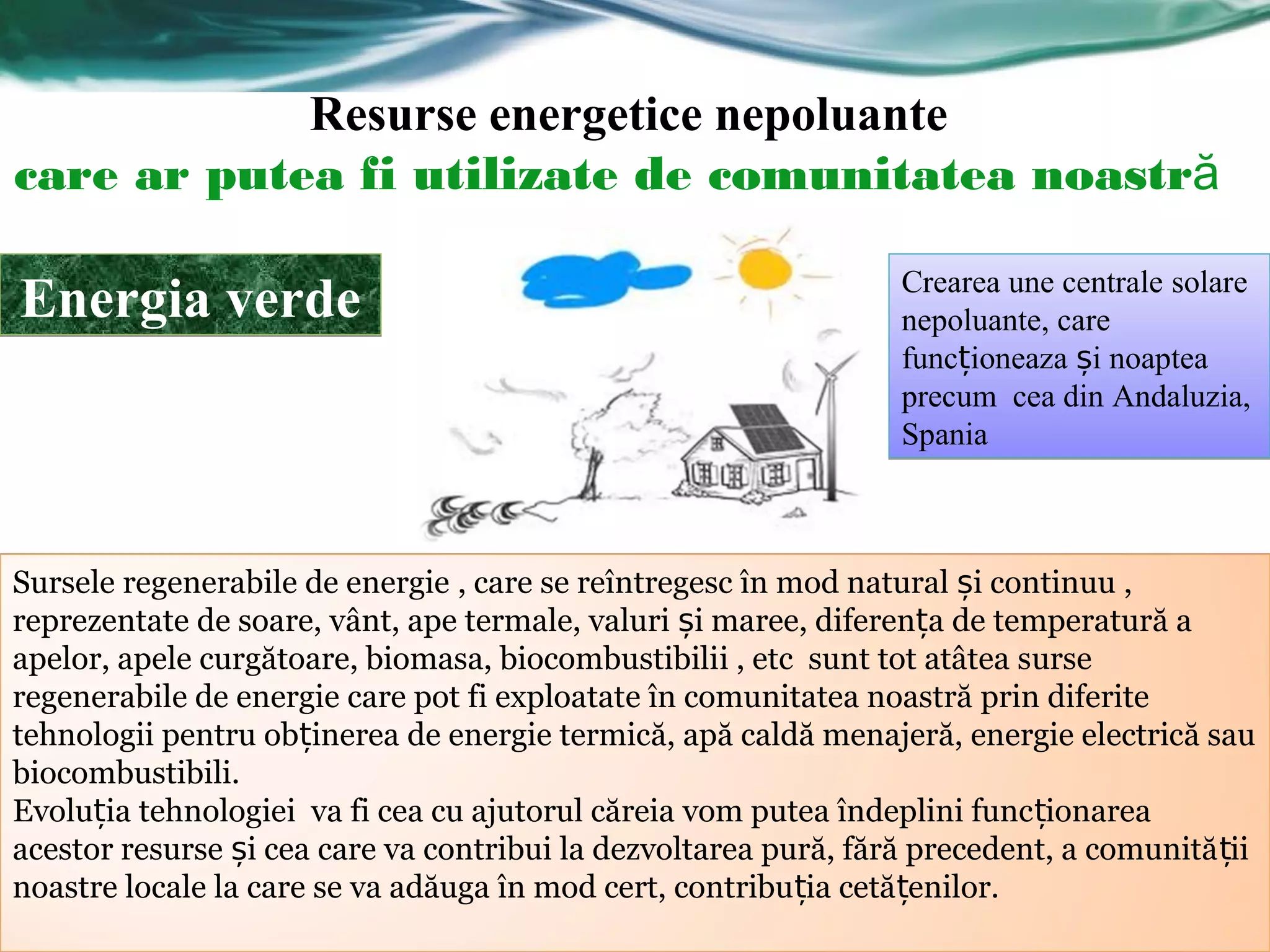 Energia verde – viitorul omenirii | PPT