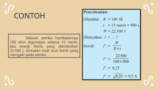ENERGI DAN DAYA LISTRIK Kelas 3 SMP.pptx