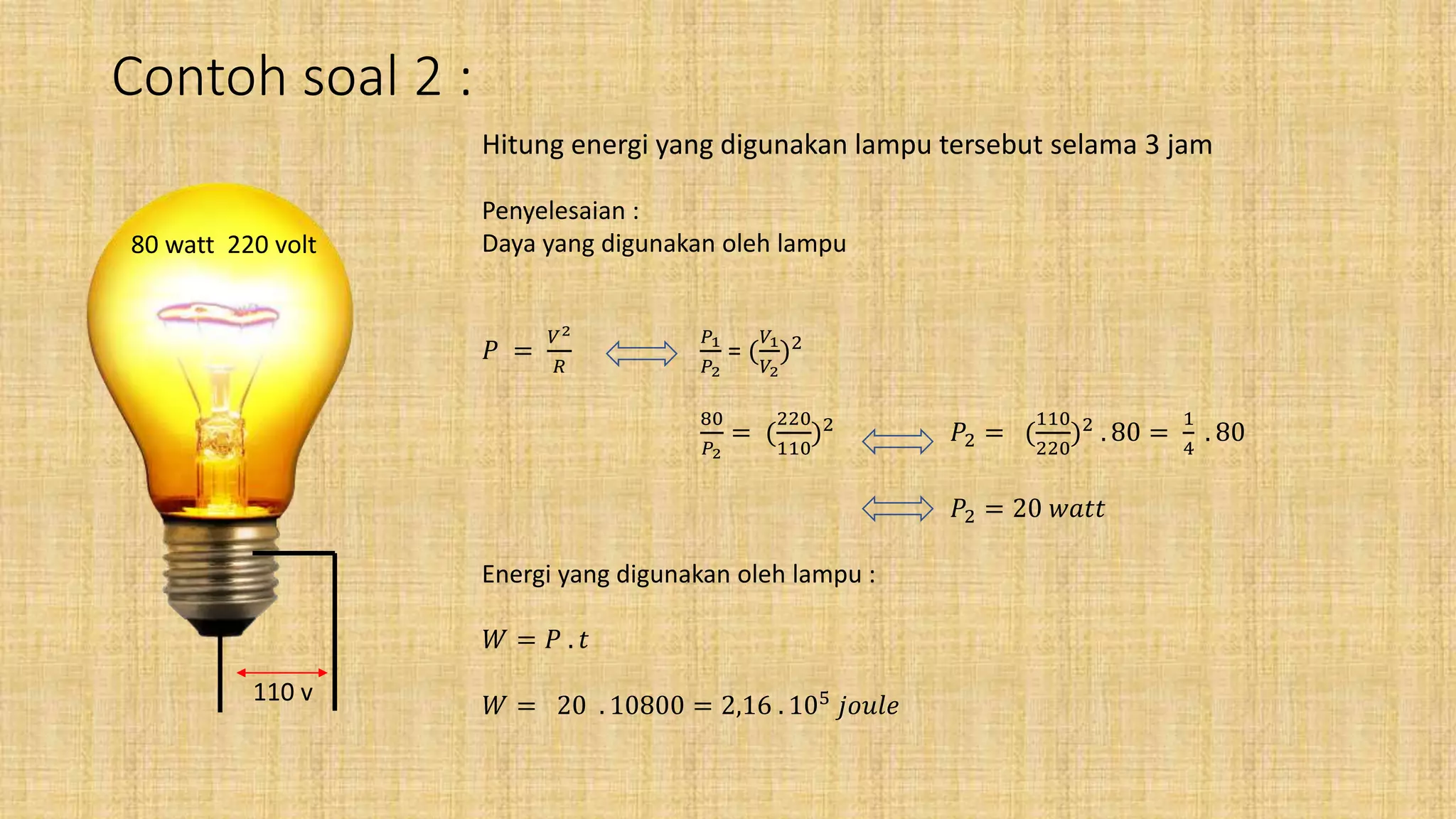 Energi dan daya listrik | PPTX