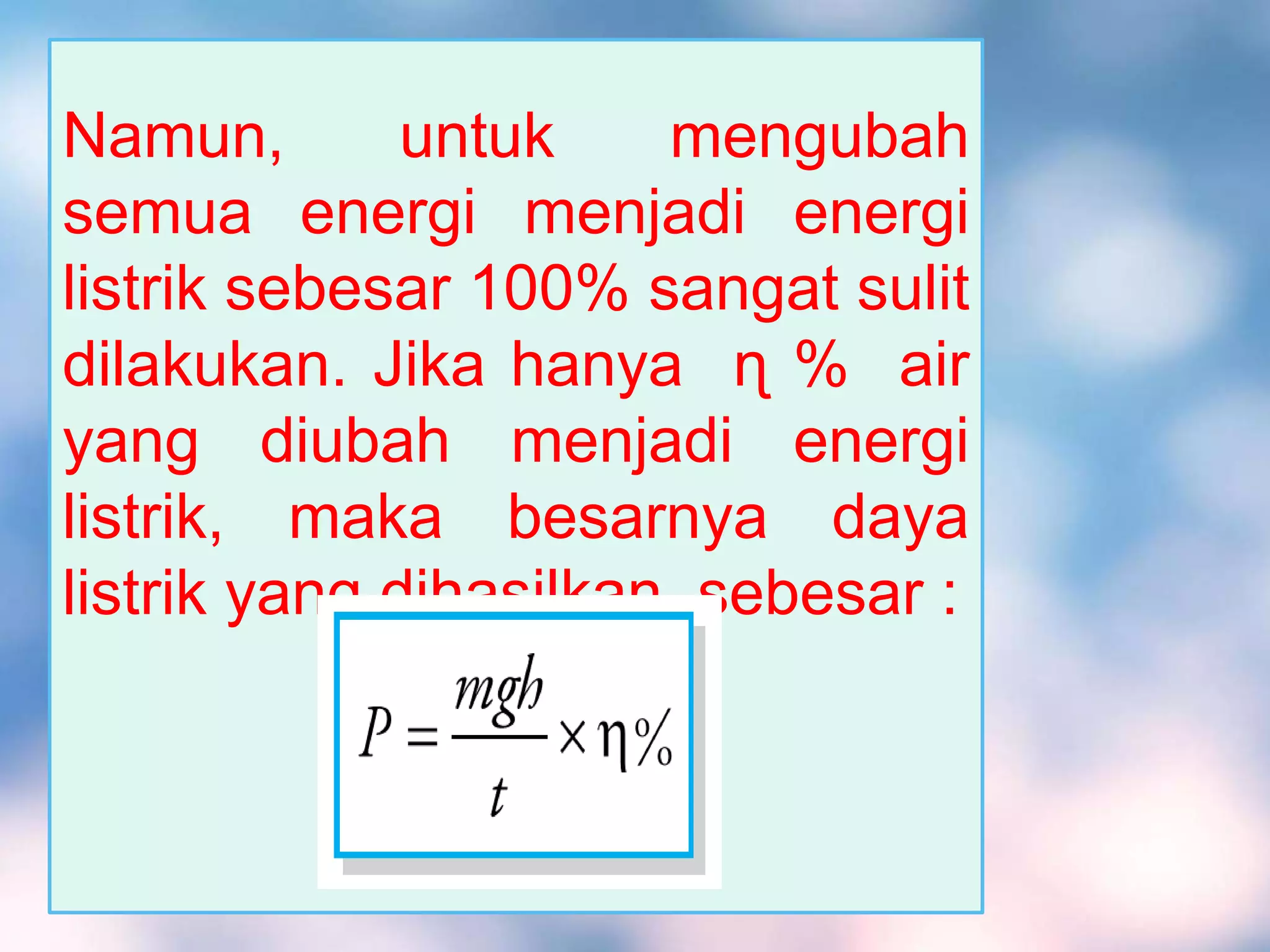 Energi dan usaha | PPTX