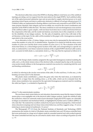 Fatigue Life Assessment for Power Cables in Floating Offshore Wind ...