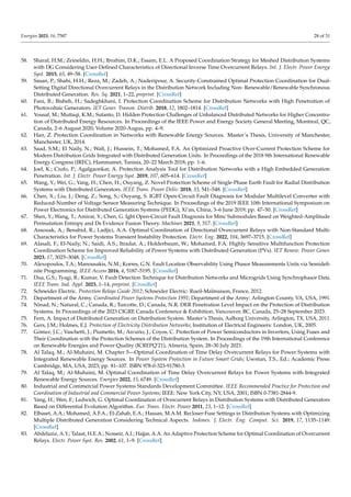 A Review of protection schemes form electrical Distributión | PDF