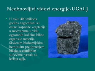 Energija i mineralni resursi | PPT