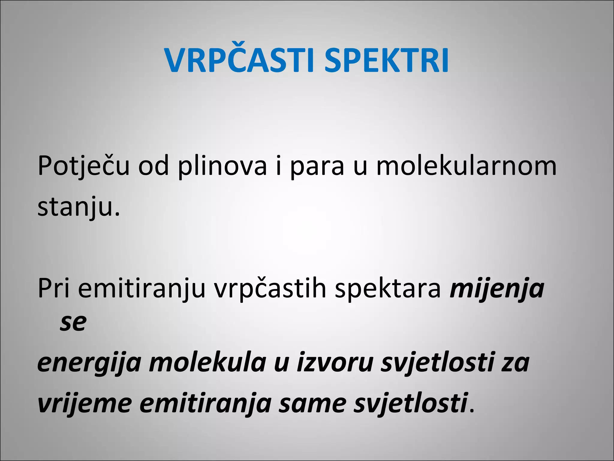 Energijski spektri 5 | PPT
