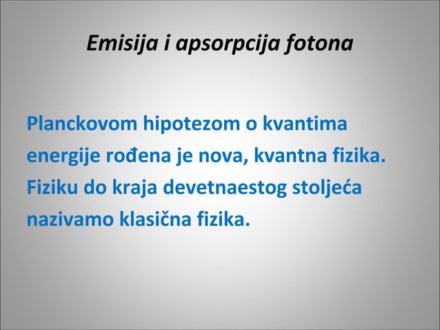 Energijski spektri 5 | PPT