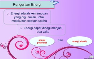 Energi listrik dan daya listrik Power Point | PPTX