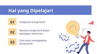 Energi Listrik IPAS Presentasi Pendidikan Ungu Kuning Ilustrasi ...
