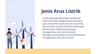Energi Listrik IPAS Presentasi Pendidikan Ungu Kuning Ilustrasi ...