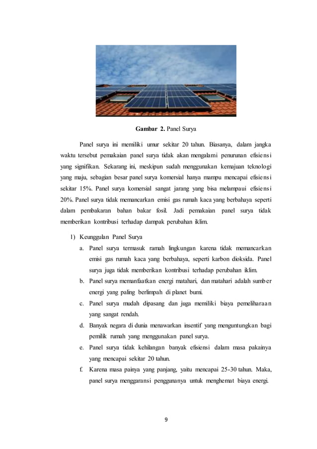 Energi matahari fisika terapan energi universitas kristen indonesia ...