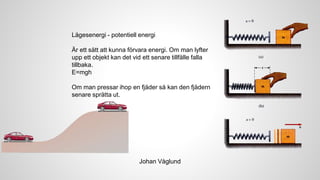 Energi och arbete | PPTX