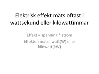 Energi och energikällor | PPT