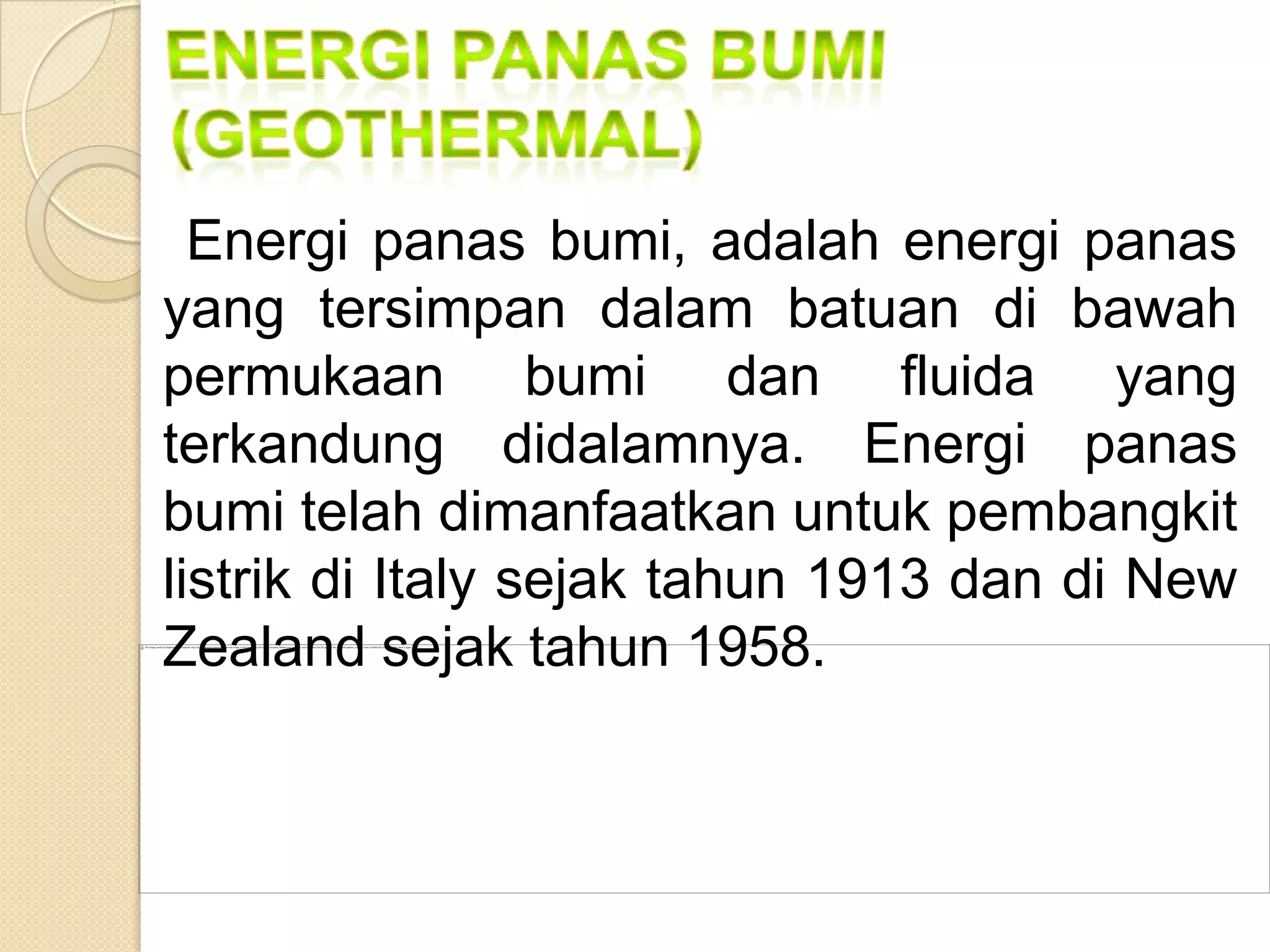 pembangkit listrik tenaga panas bumi | PPTX