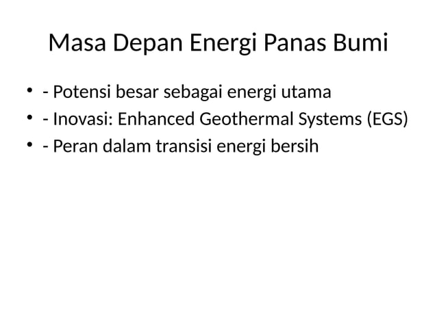 Energi panas bumi_energi geothermal PPT. | PPT