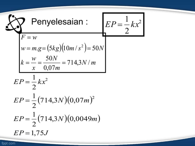 Energi potensial | PPTX