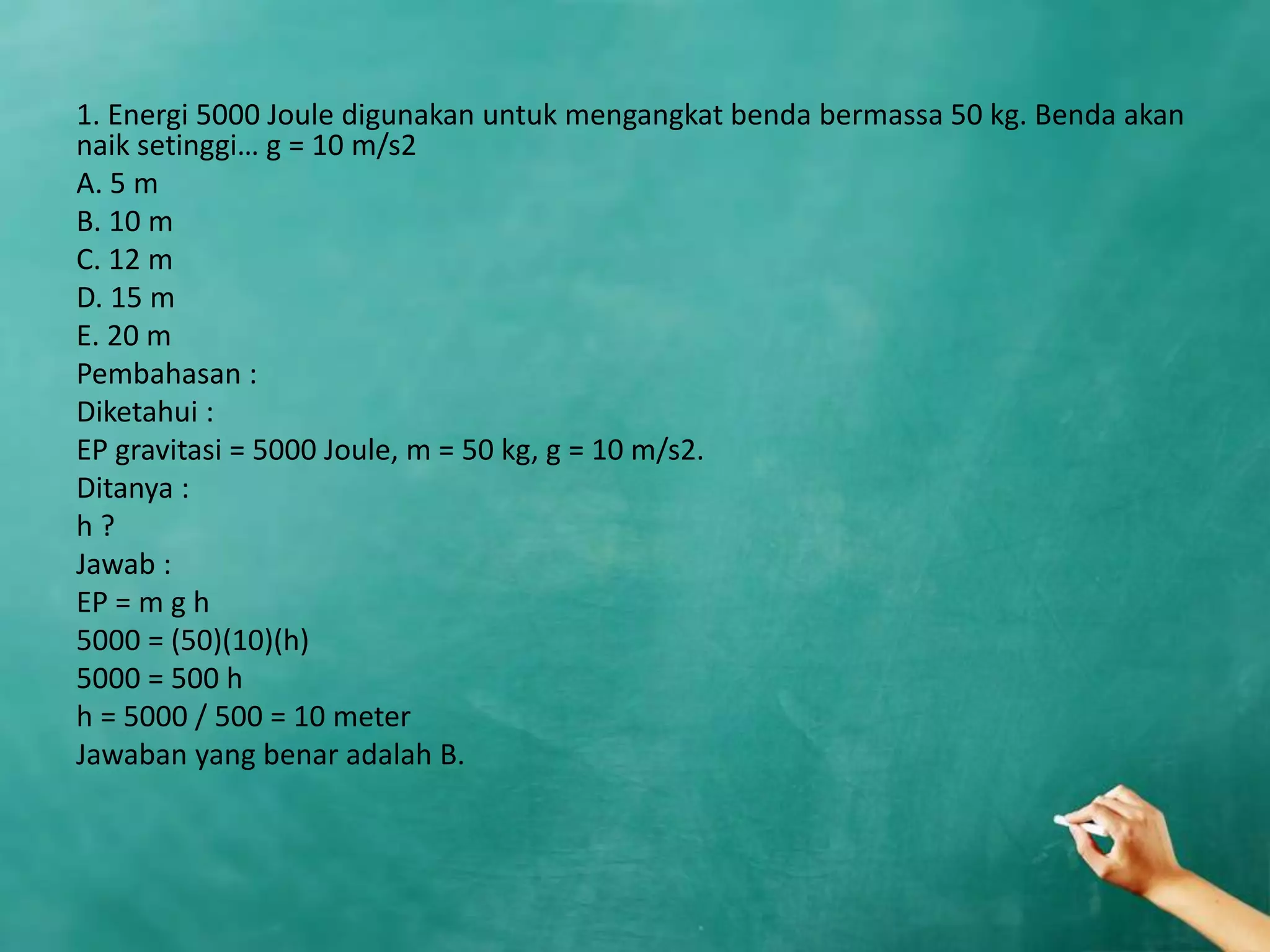 Energi potensial gravitasi | PPTX
