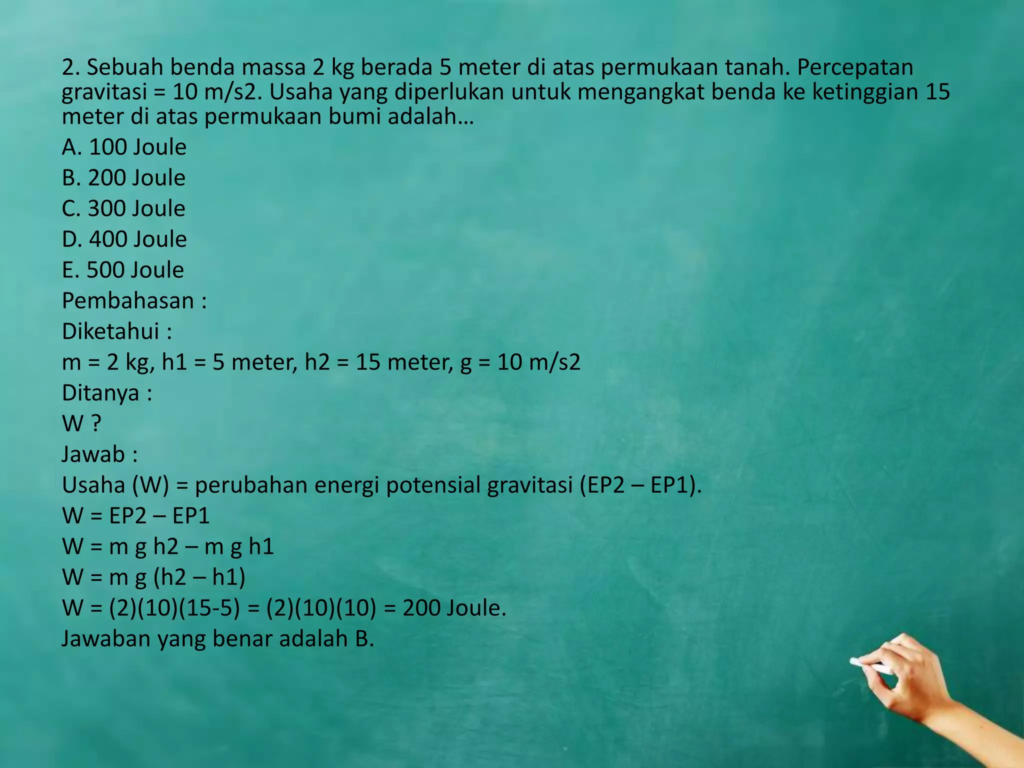 Energi potensial gravitasi | PPTX