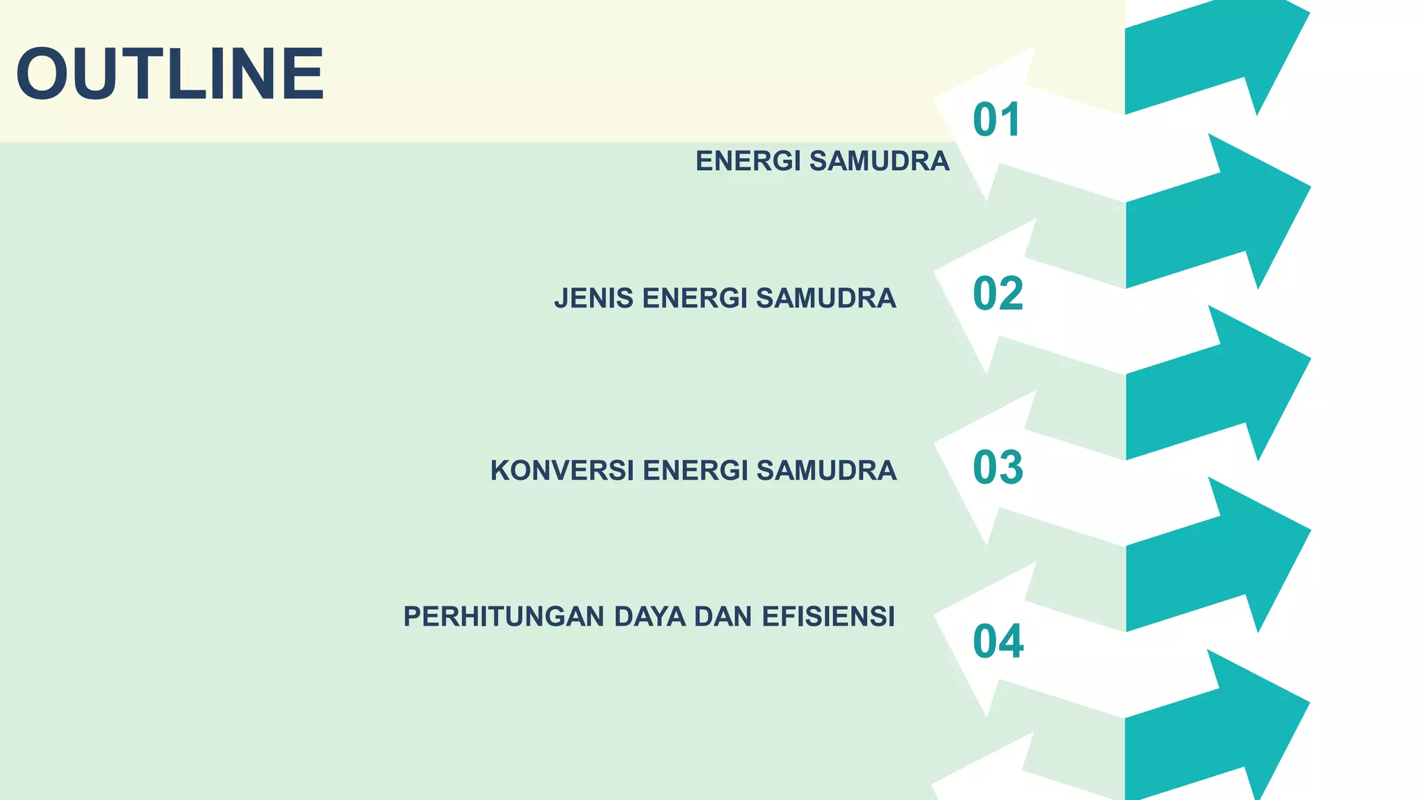 Energi samudra mata kuliah teknik konversi dan konservasi energi | PPTX