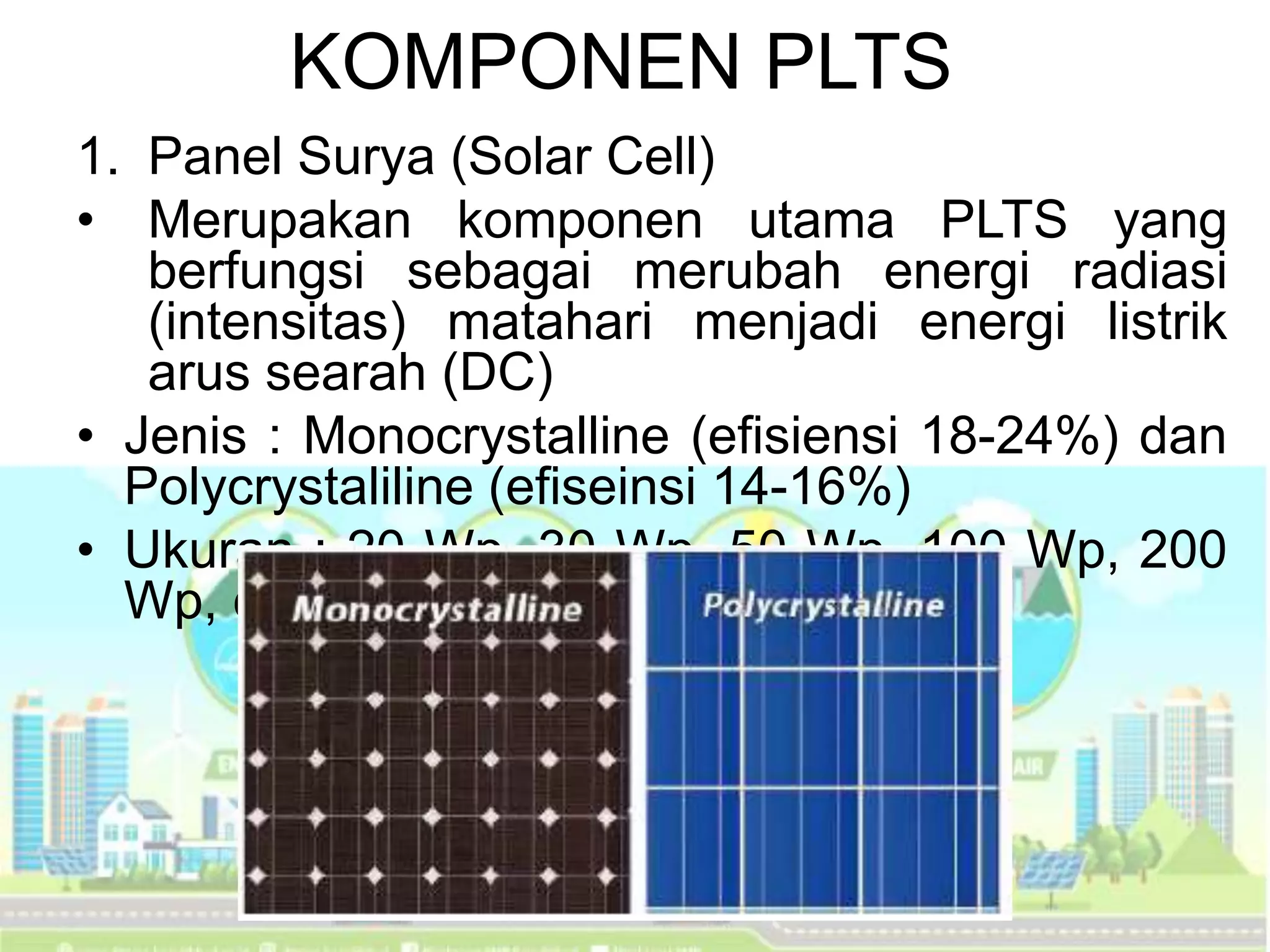 Energi Terbarukan_PLTS (Pamor 29 Mei 2021) | PPTX