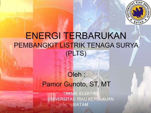 Energi Terbarukan_PLTS (Pamor 29 Mei 2021) | PPT