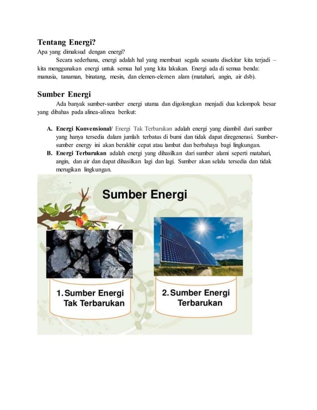 TUGAS tentang ENERGI | DOCX