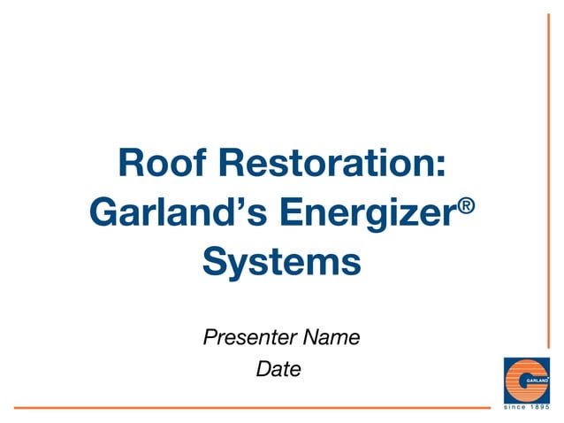 Energizer systems overview presentation | PPT