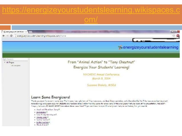 From "Animal Action" to "Tony Chestnut" - Energize Your Students ...