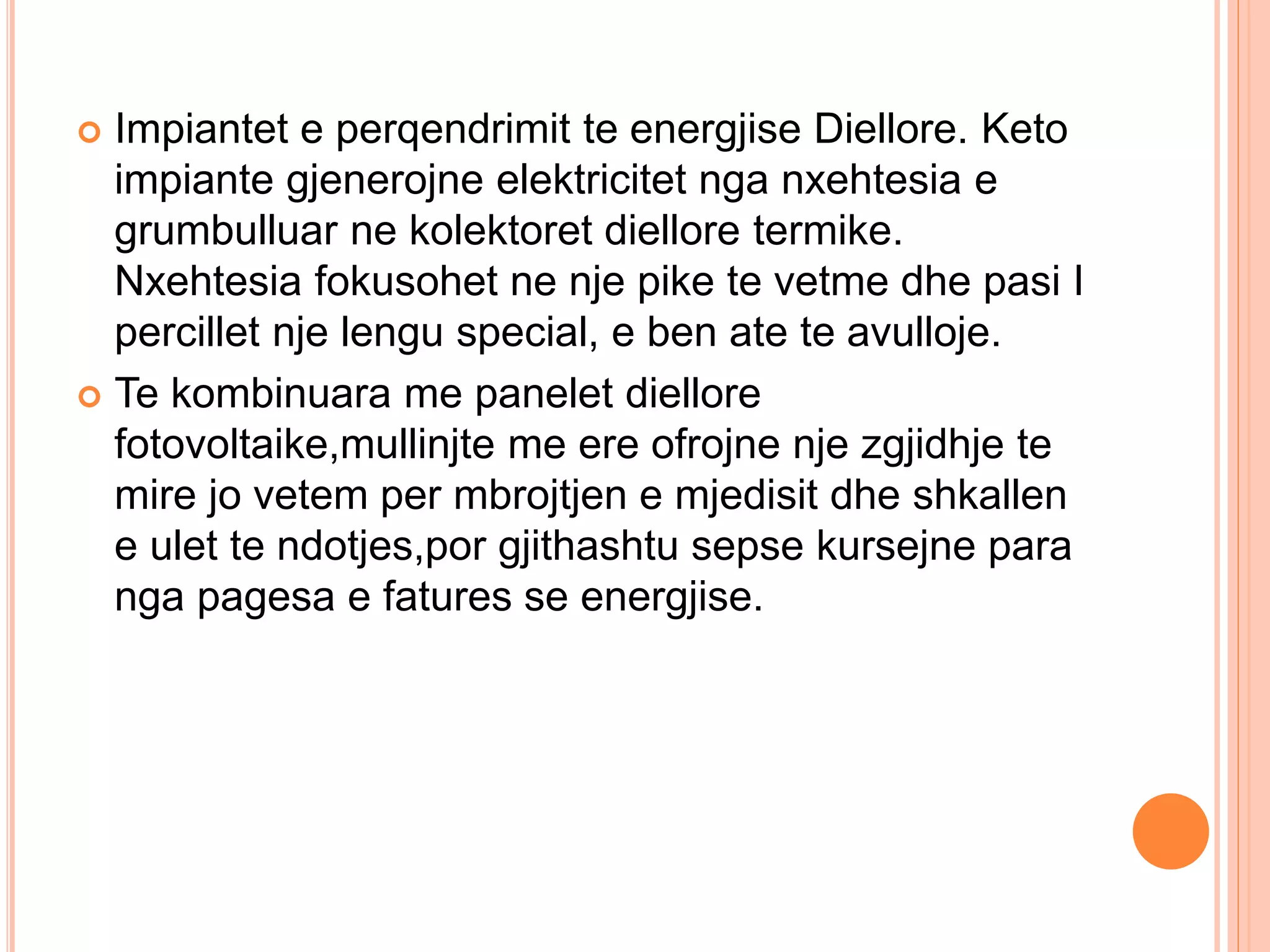 Energjia diellore | PPTX