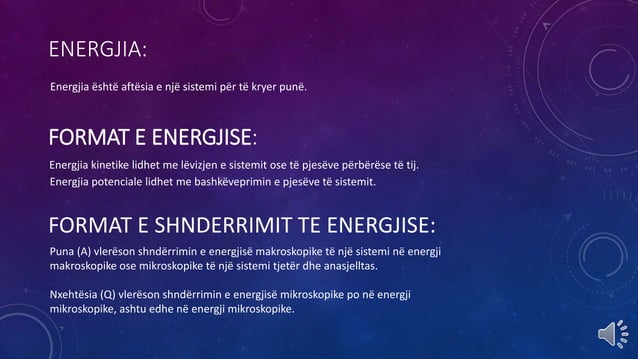 Energjia dhe Burimet e Energjisë | PPTX