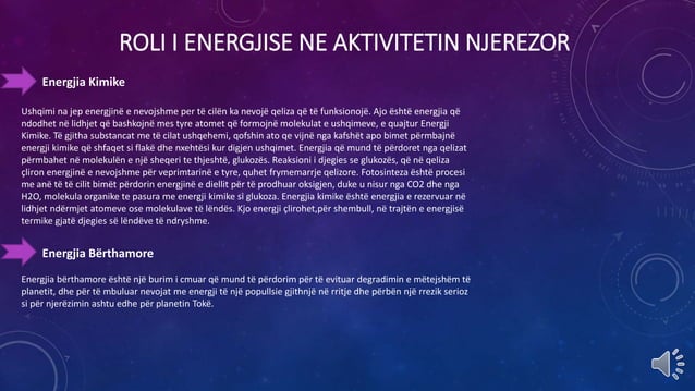Energjia dhe Burimet e Energjisë | PPTX