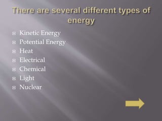 Physics Energy Lesson | PPT