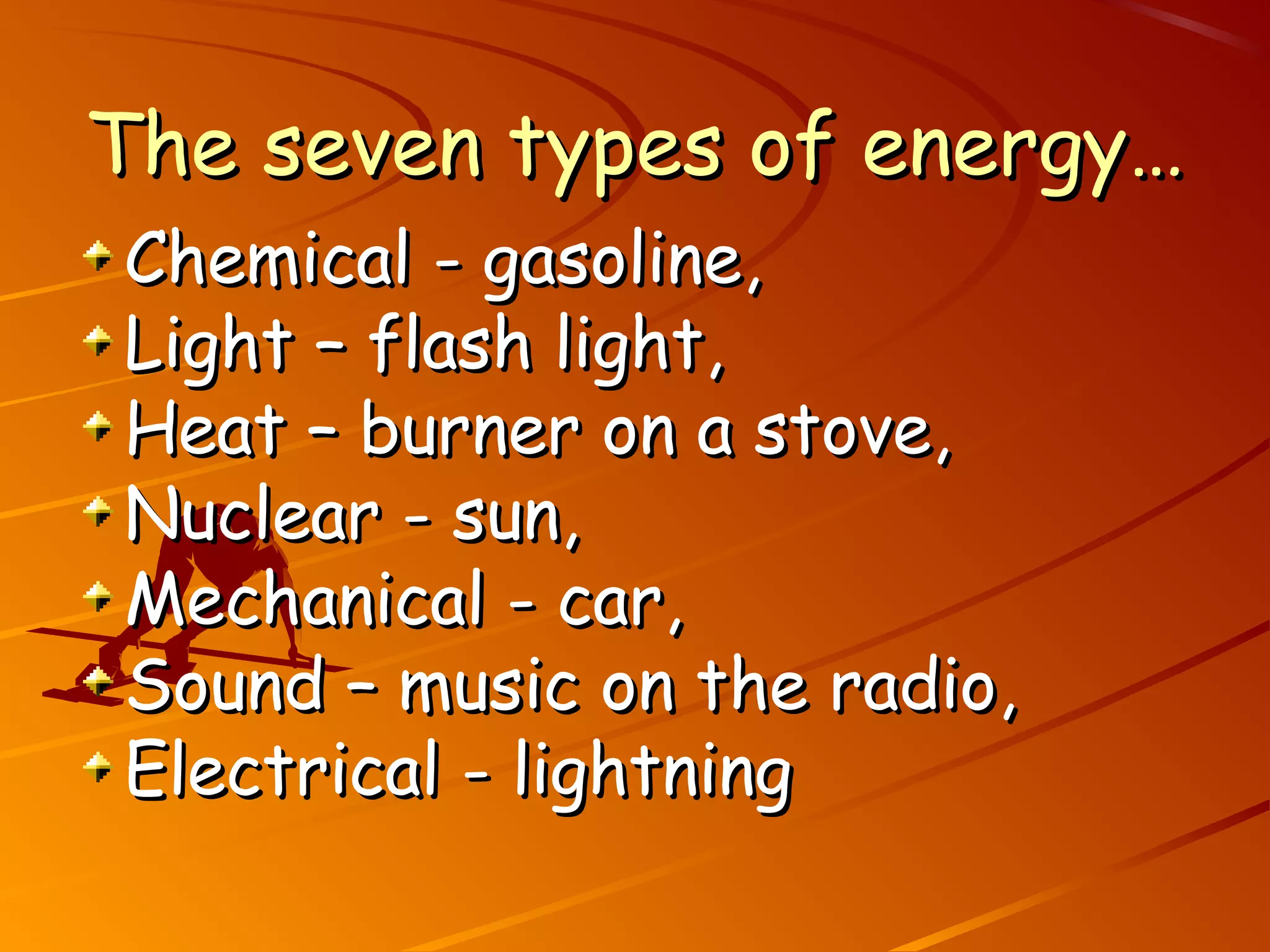 For 9th grade Physics, chapter 6 "Energy transformations and energy ...