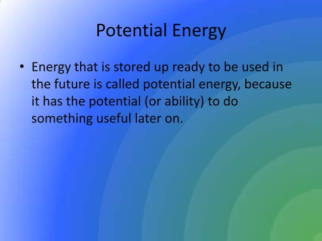 Energy / KS2 / Physics | PPT