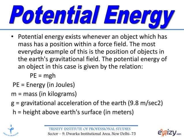 Energy and its Form | PPTX