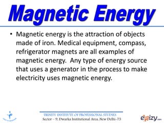 Magnetic Energy Examples