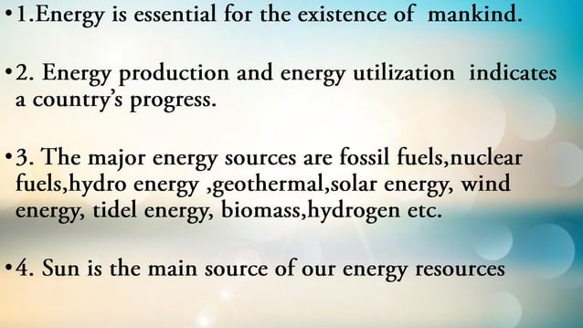 Energy Resources | PPT